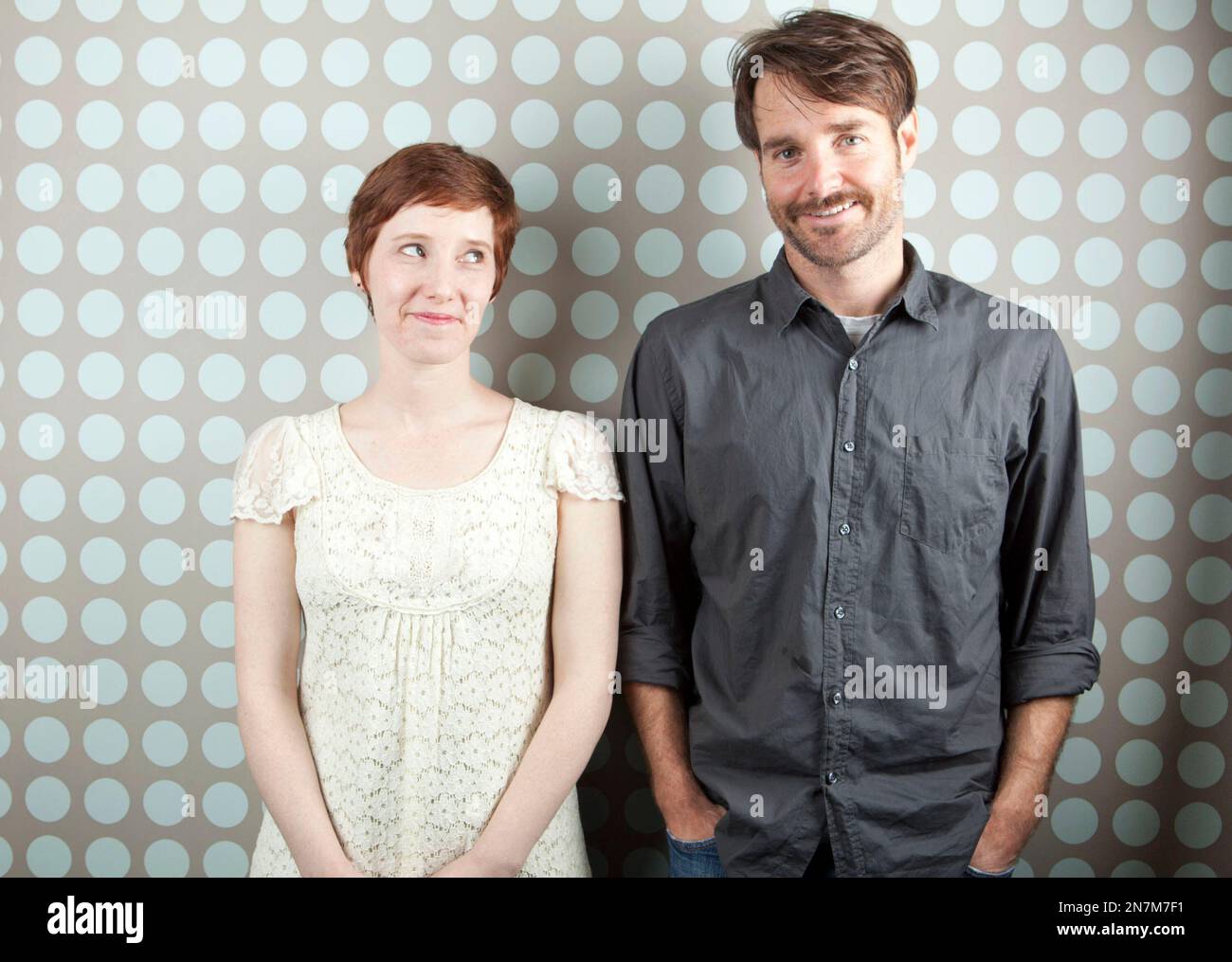 From left, director Steph Green and lead actor Will Forte, from "Run ...