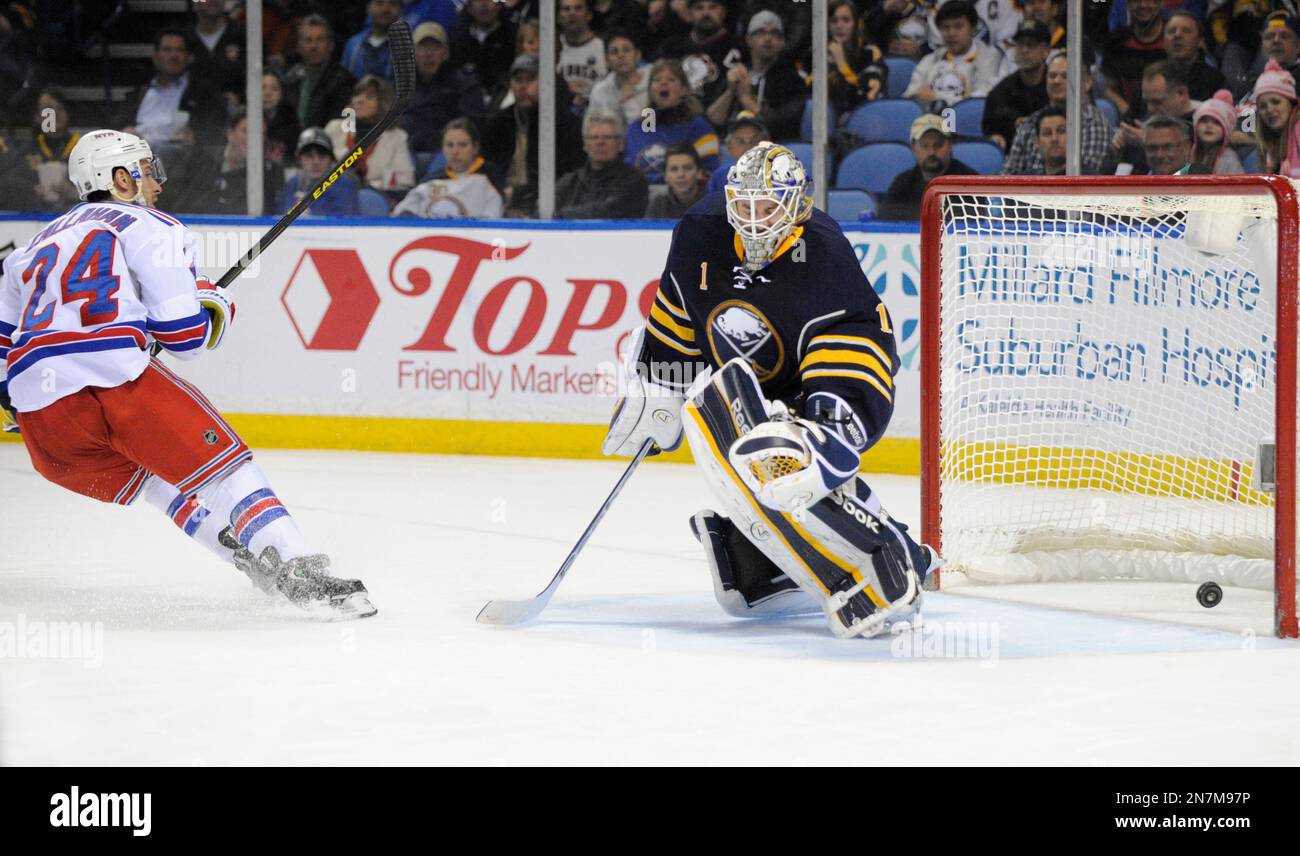 New York Rangers right winger Ryan Callahan (24) reacts after he scores ...