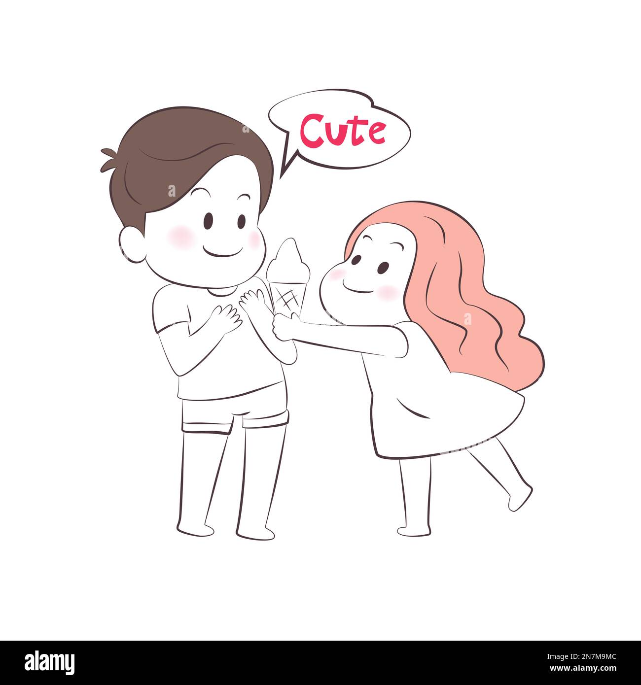 Drawings Of Cute Couple In Love