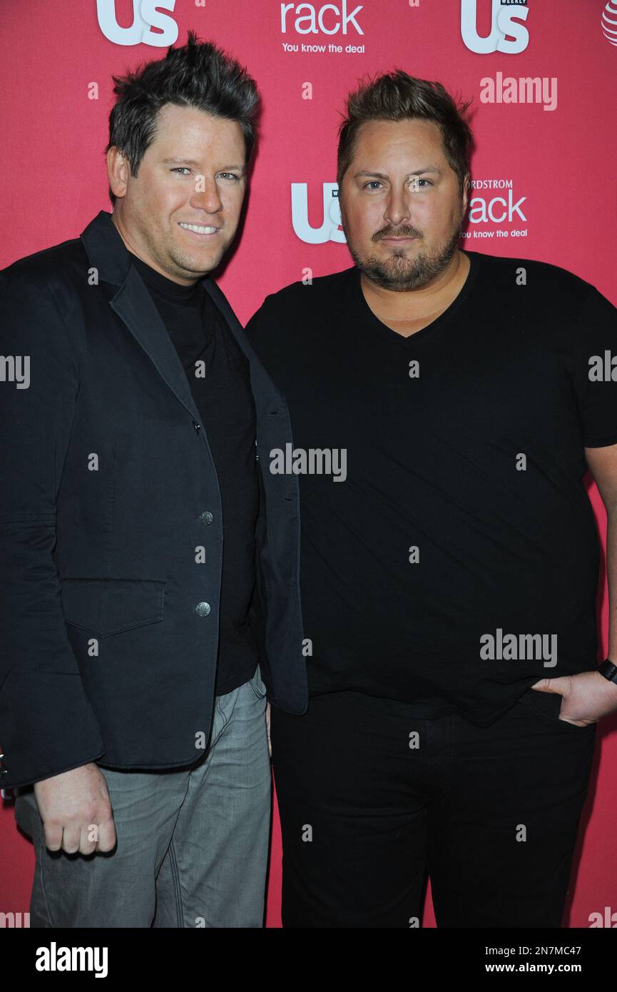 Bill Horn, left, and Scout Masterson arrive at US Weekly's "Hot ...