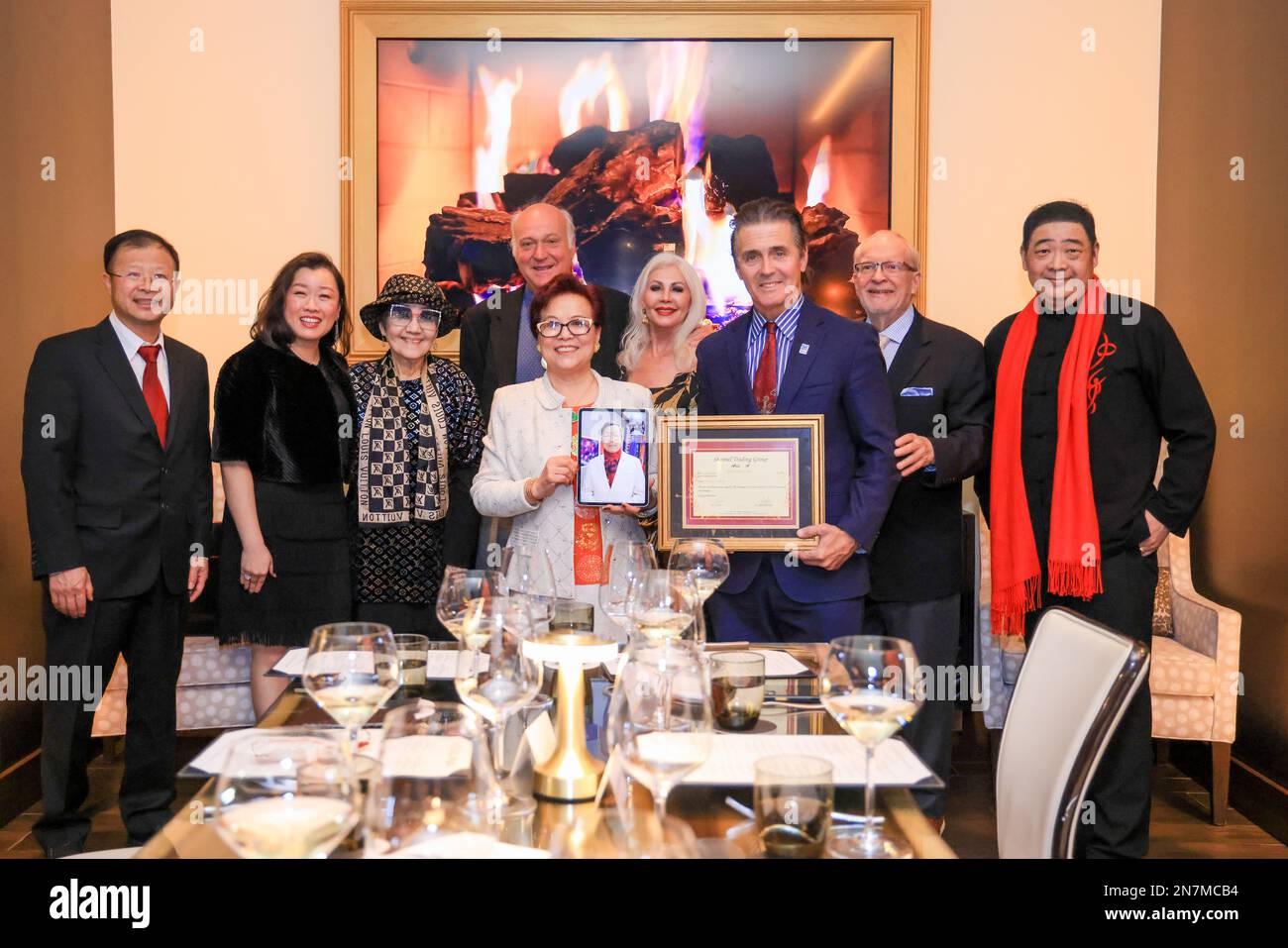 Los Angeles, California, USA. 8th February, 2023. Garrison Shen, Jing ...
