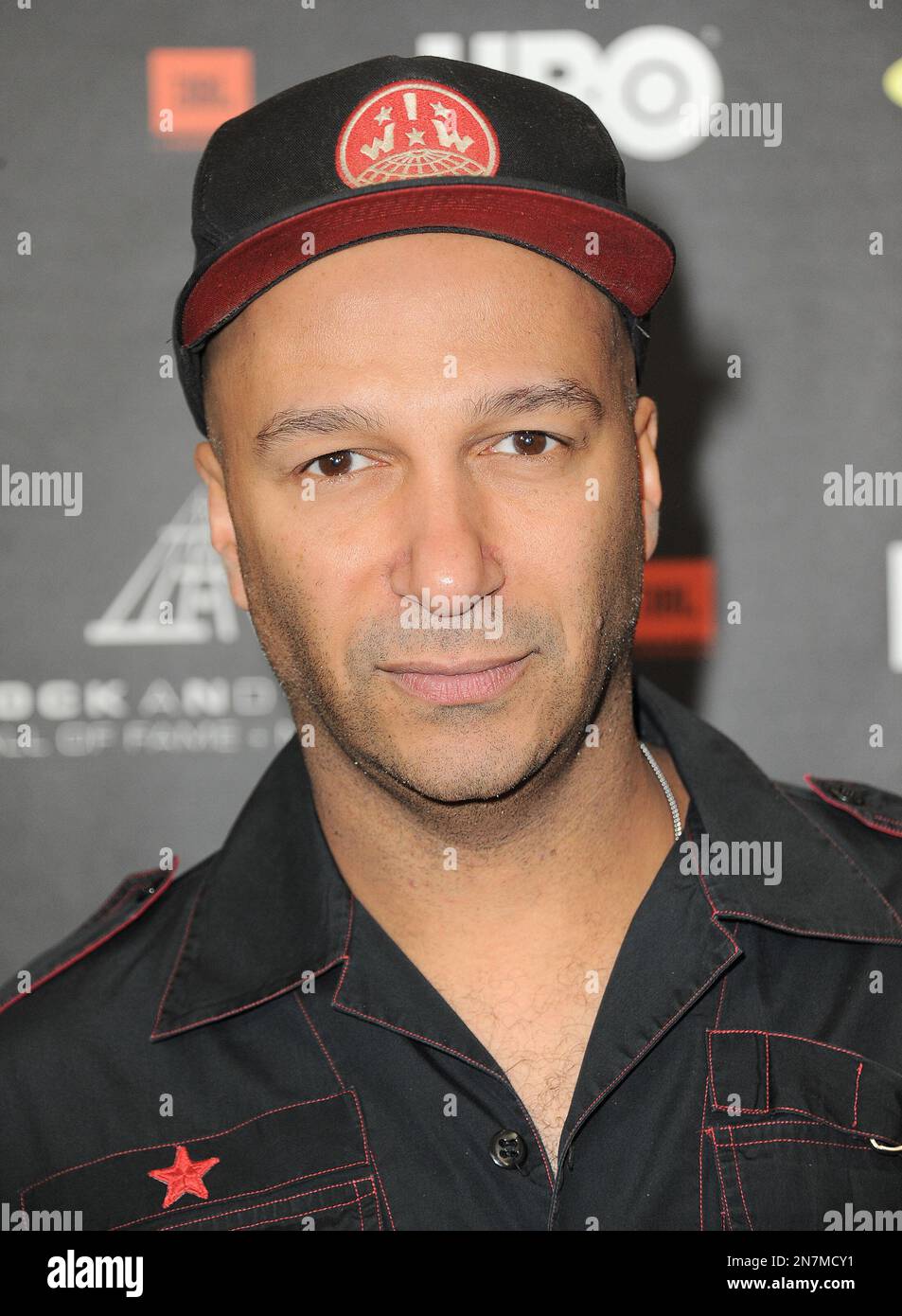 Tom Morello attends the Rock and Roll Hall of Fame Induction Ceremony ...