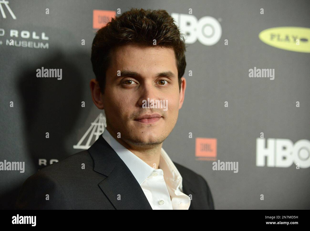 John Mayer attends the Rock and Roll Hall of Fame Induction Ceremony at ...