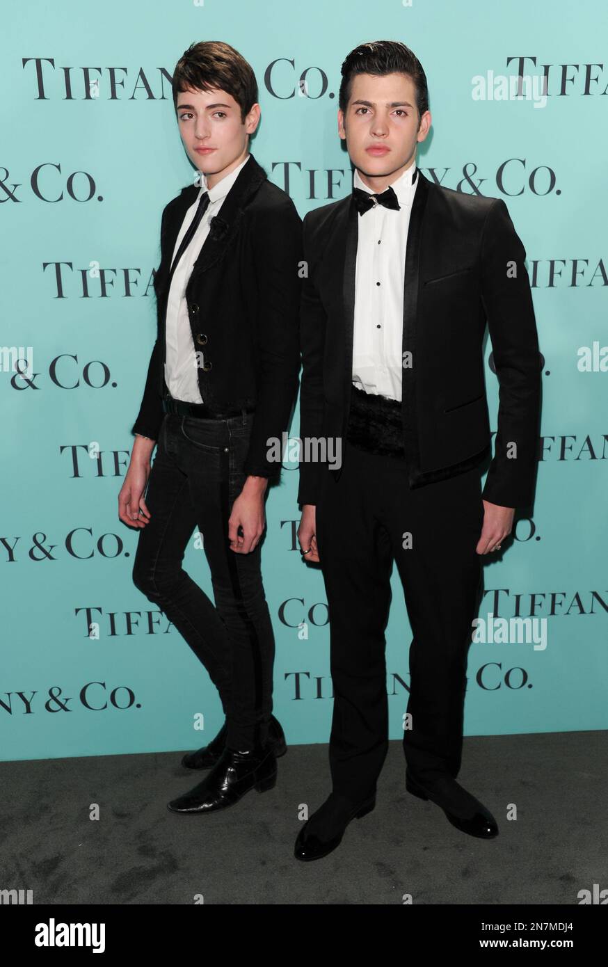 Harry Brant, left, and Peter Brandt attend the Tiffany & Co. Blue Book ...