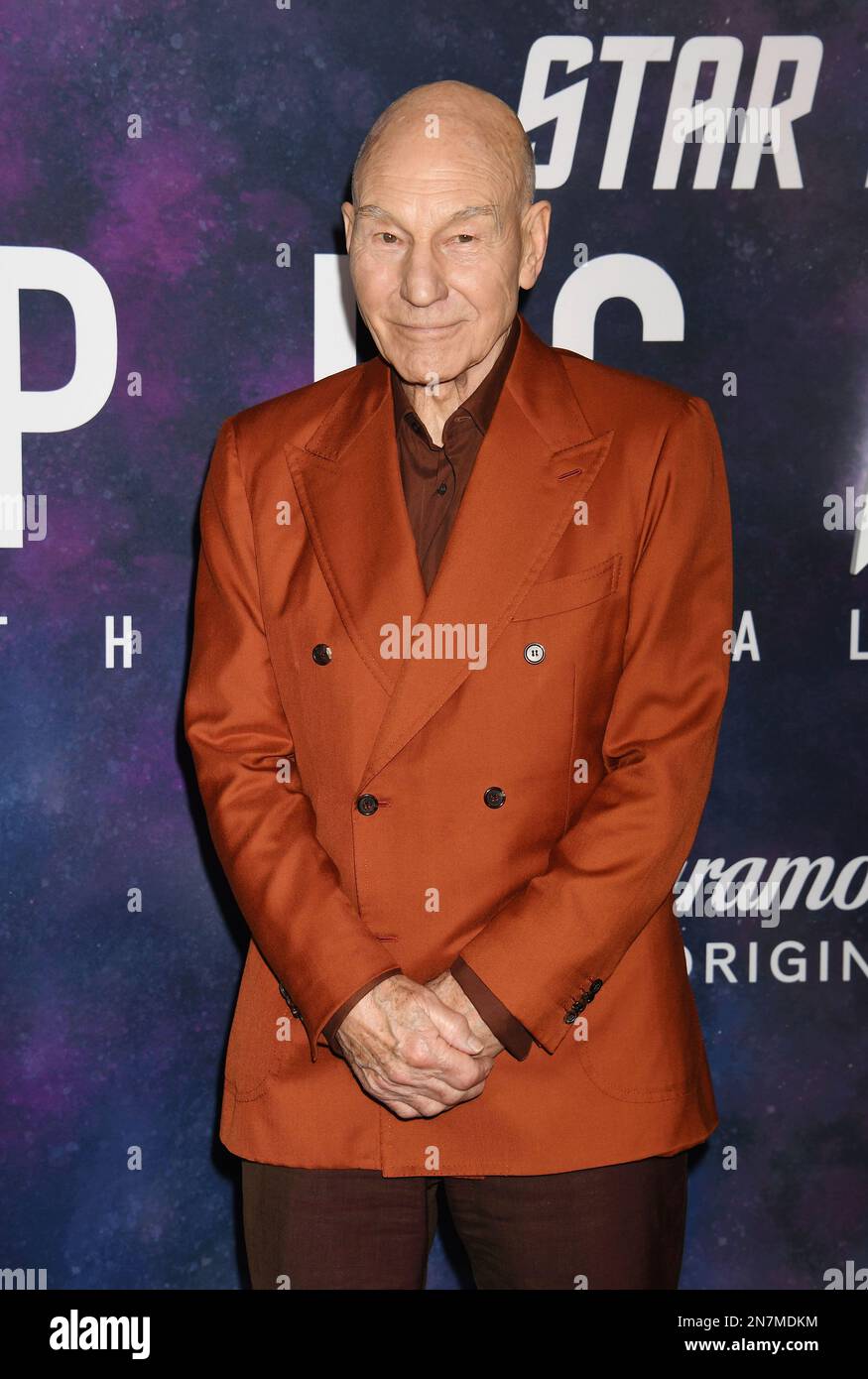 Hollywood, California, USA. 09th Feb, 2023. Sir Patrick Stewart arrives ...