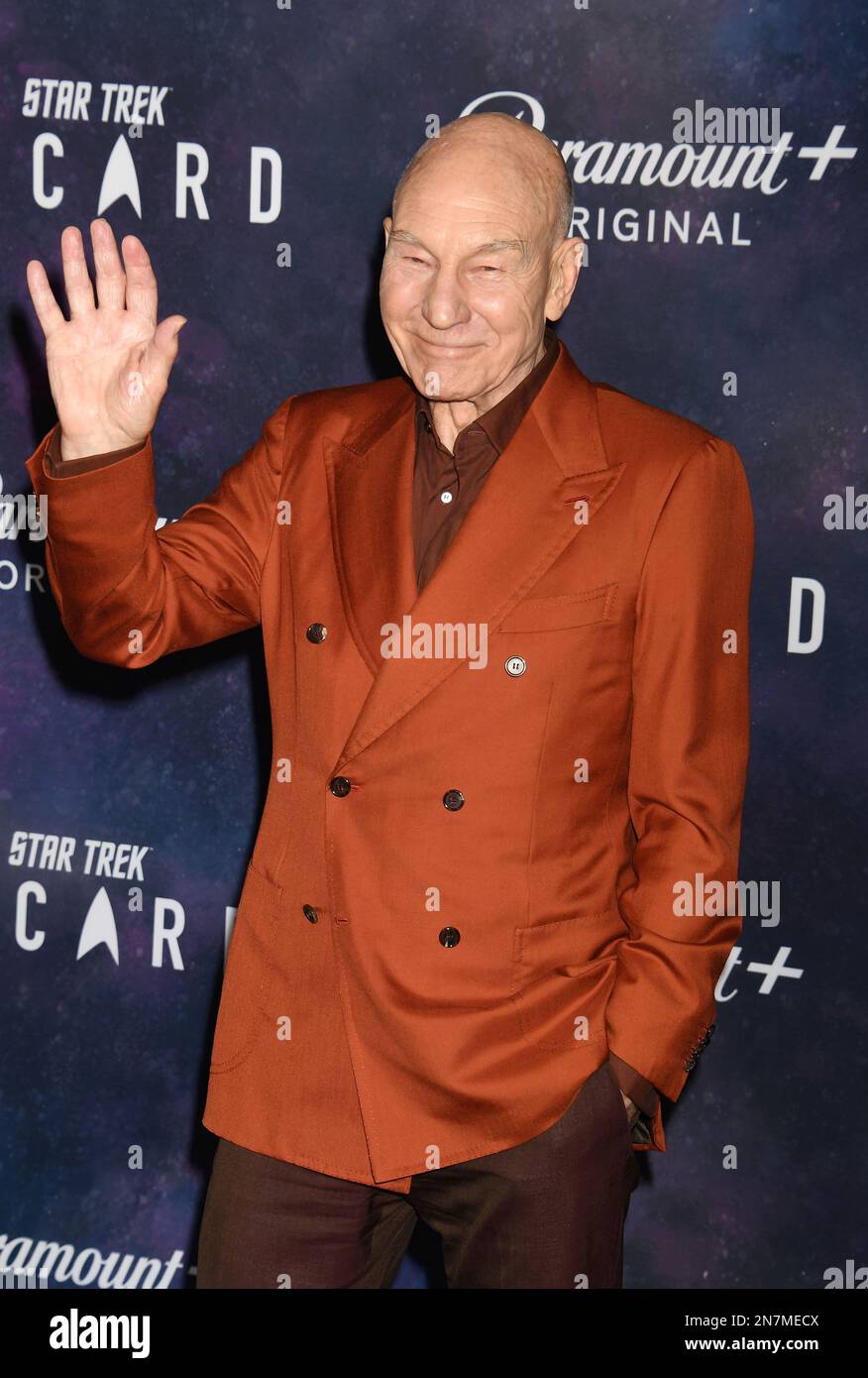 Hollywood, California, USA. 09th Feb, 2023. Sir Patrick Stewart arrives ...