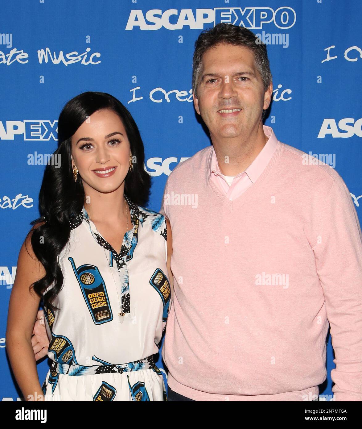 (L-R) Songwriter/Artist Katy Perry and EVP, Membership, ASCAP Randy ...
