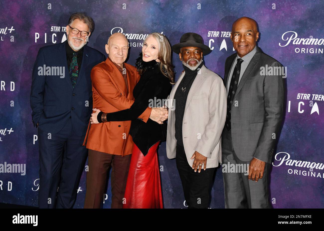 Hollywood, California, USA. 09th Feb, 2023. (L-R) Jonathan Frakes, Sir ...