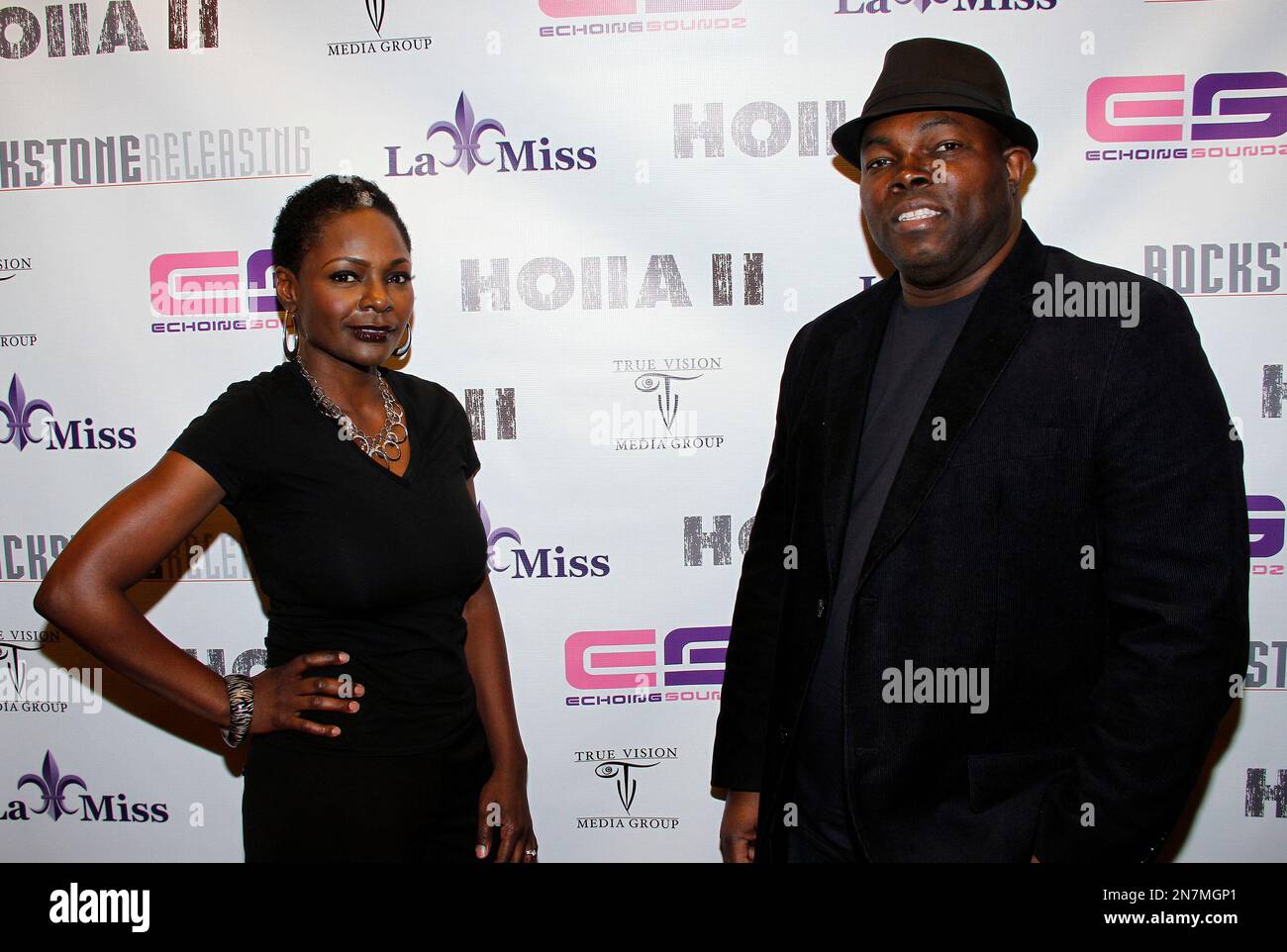 Executive producer Camille Irons and director H.M. Coakley attend Holla ...