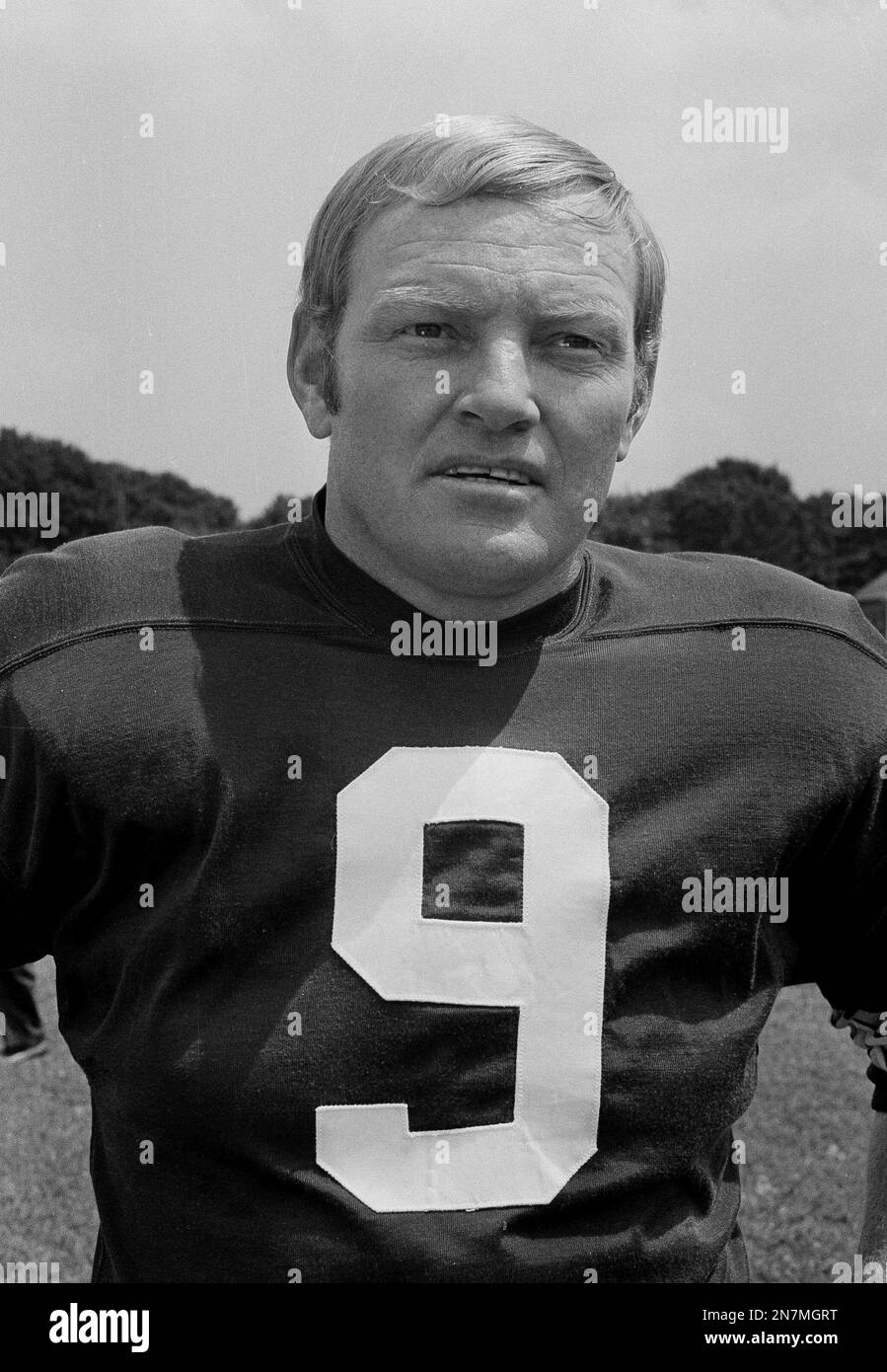 Sonny Jurgensen, quarterback of the Washington Redskins, is shown, July ...