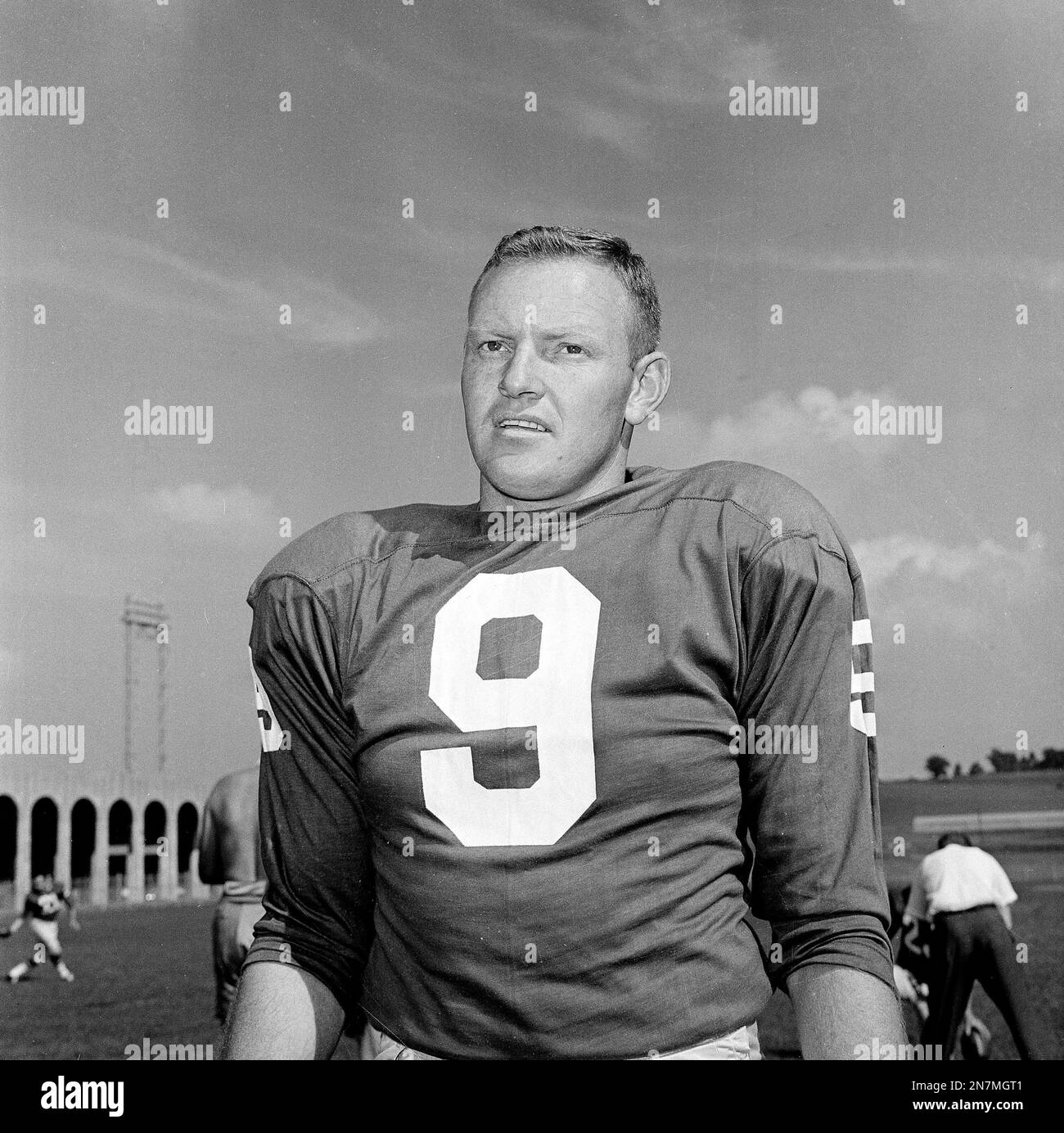 Philadelphia Eagles quarterback Sonny Jurgensen is shown in Hershey ...