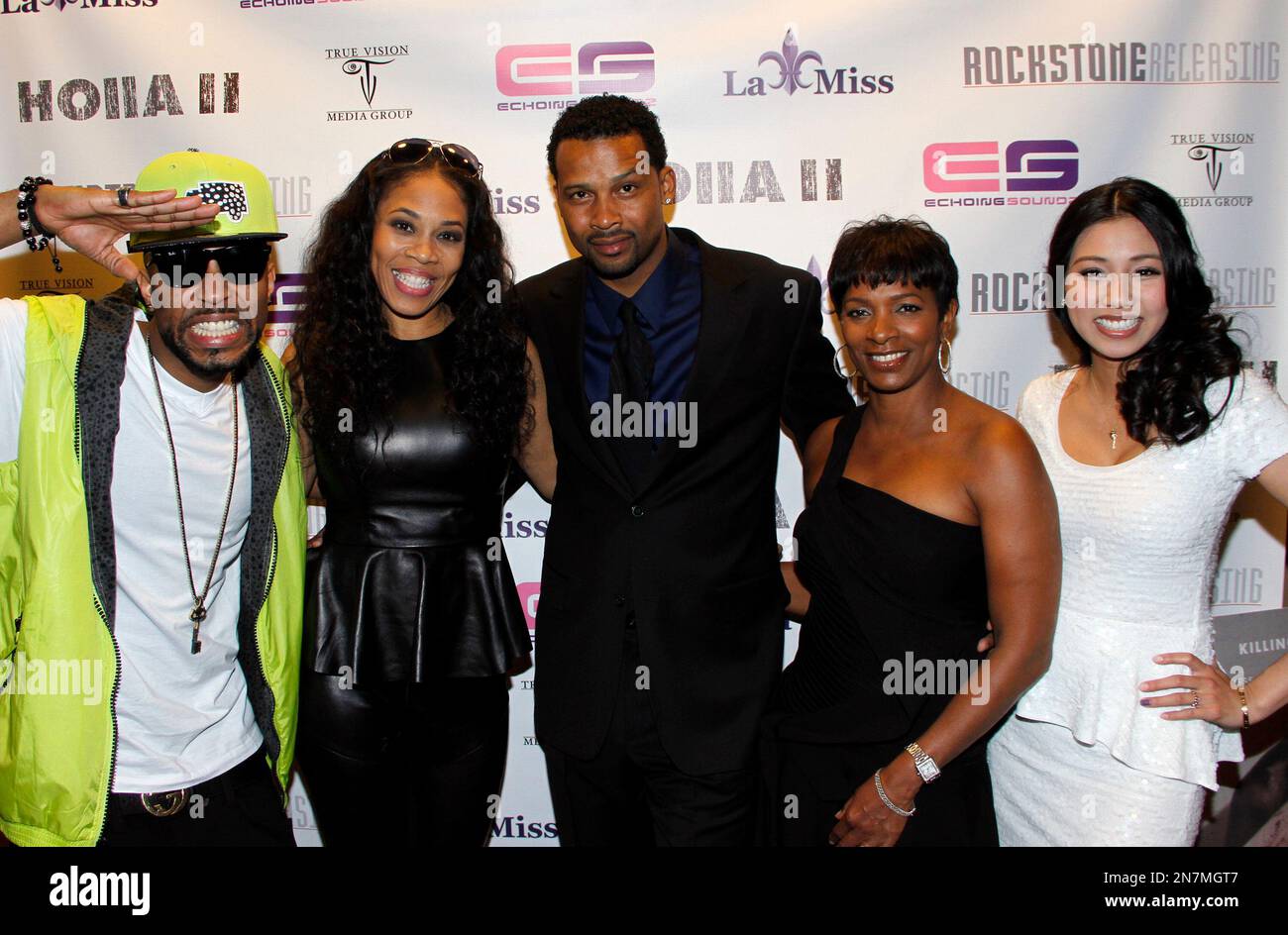 (L-R) Composer Drumma Boy, executive producer Monica "Doll Phace ...