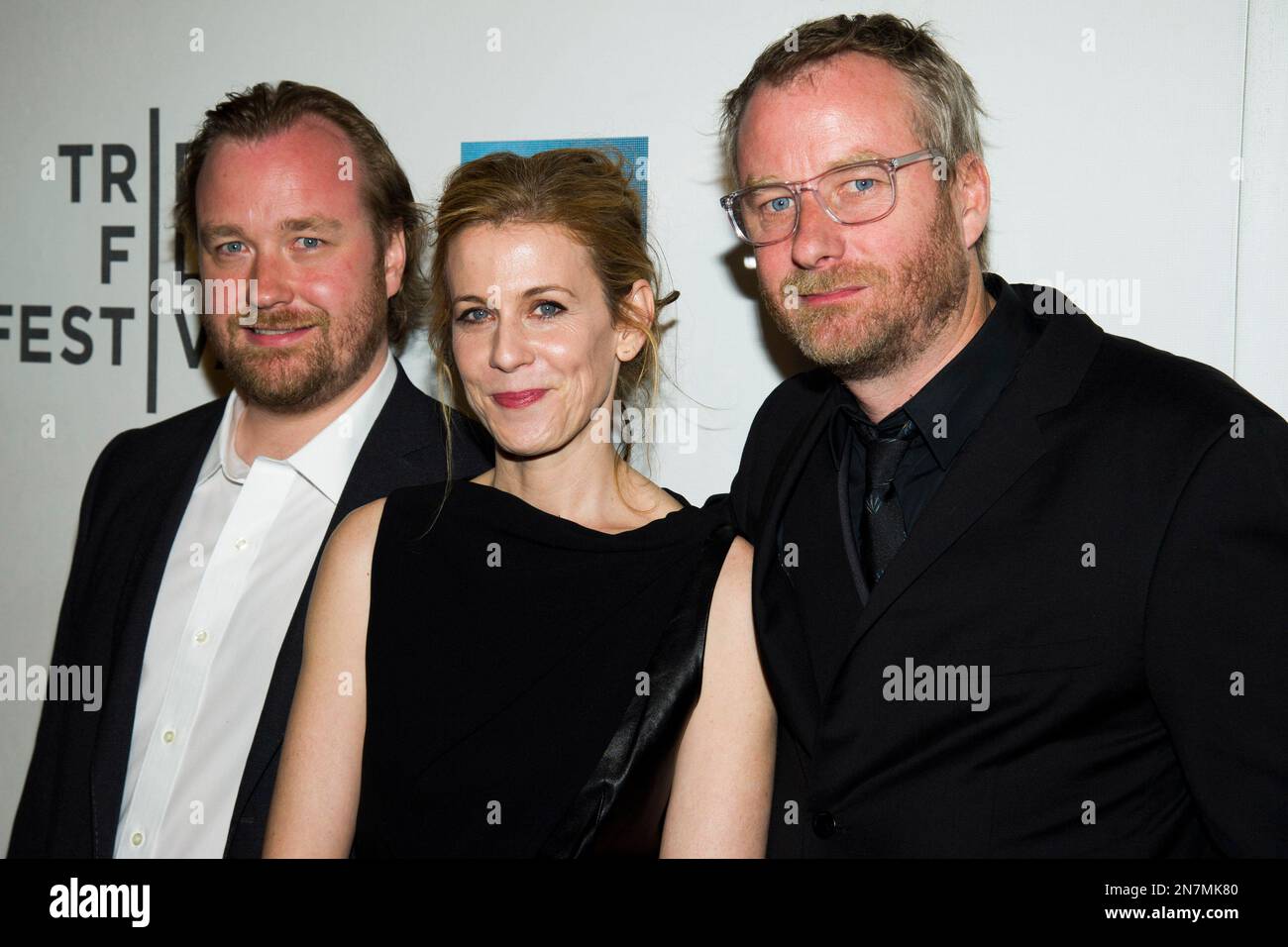 Tom Berninger, from left, Carin Besser and Matt Berninger attend the ...