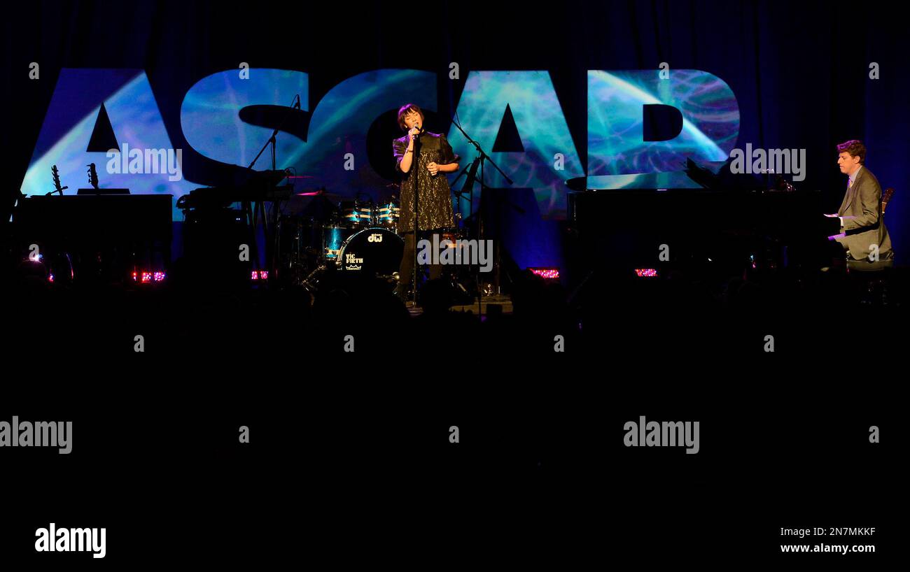 Inara George with The Bird & the Bee is seen onstage at the 30th Annual ...