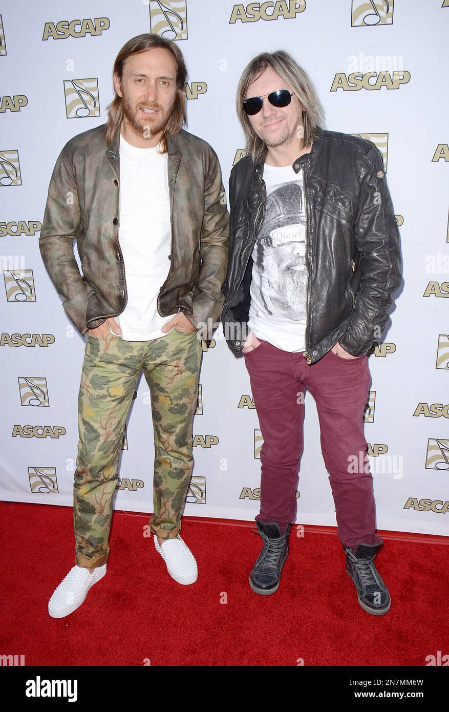 Music producer David Guetta and DJ Fred Riesterer arrive at the 30th ...