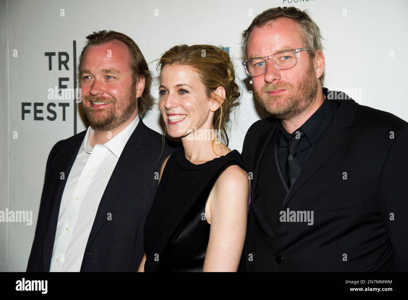 Tom Berninger, from left, Carin Besser and Matt Berninger attend the ...