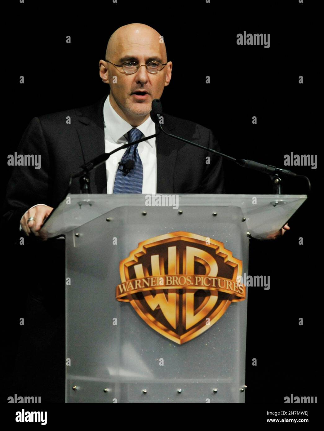 Jeff Robinov, president of Warner Bros. Picture Group, addresses the ...