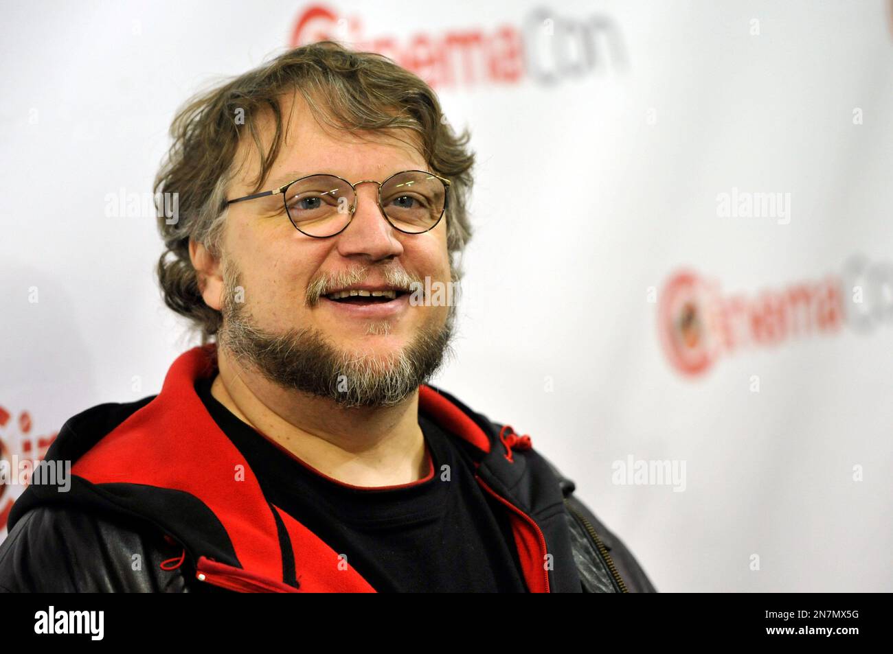 Guillermo del Toro, director of the upcoming film "Pacific Rim," poses ...