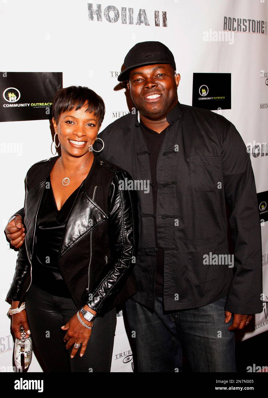 Actress Vanessa Bell Calloway and director H.M. Coakley attends Holla ...