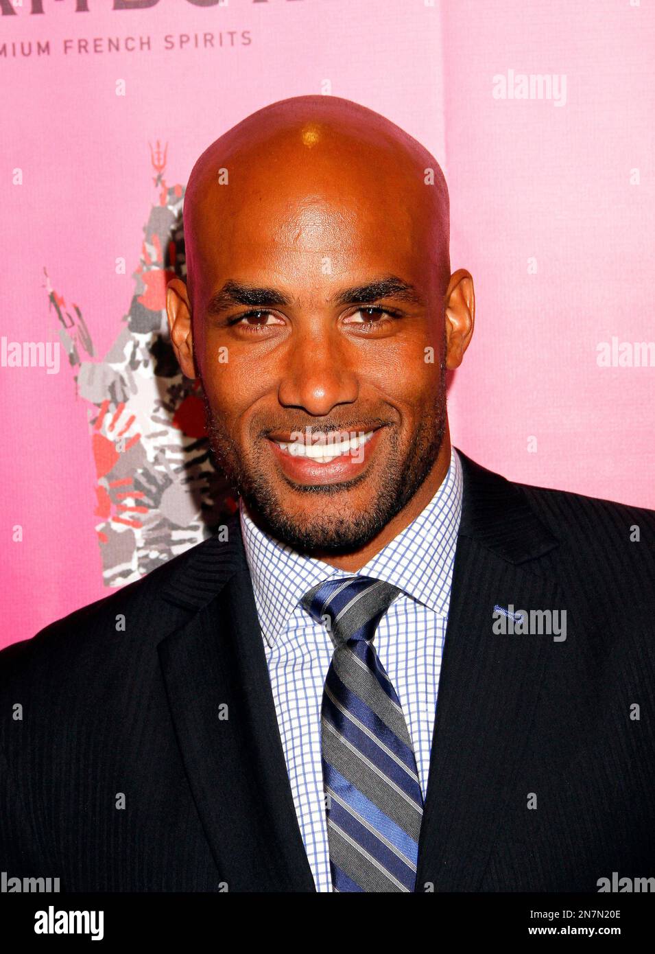 Event host actor Boris Kodjoe arrives at Chambored Vodka Goes Hollywood ...