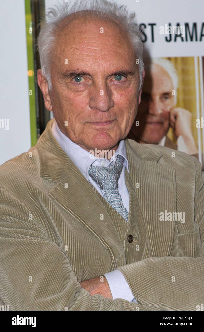 Actor Terrence Stamp poses for a photo on the red carpet for the movie ...
