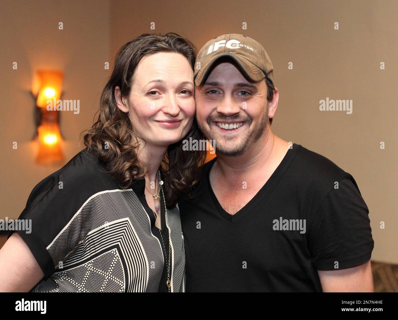 From left, Producer Addie Talbott and Writer/Director Daniel Talbott ...