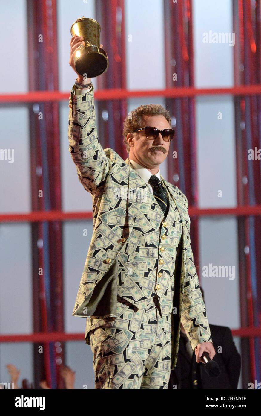 IMAGE DISTRIBUTED FOR MTV - Actor Will Ferrell accepts the comic genius ...