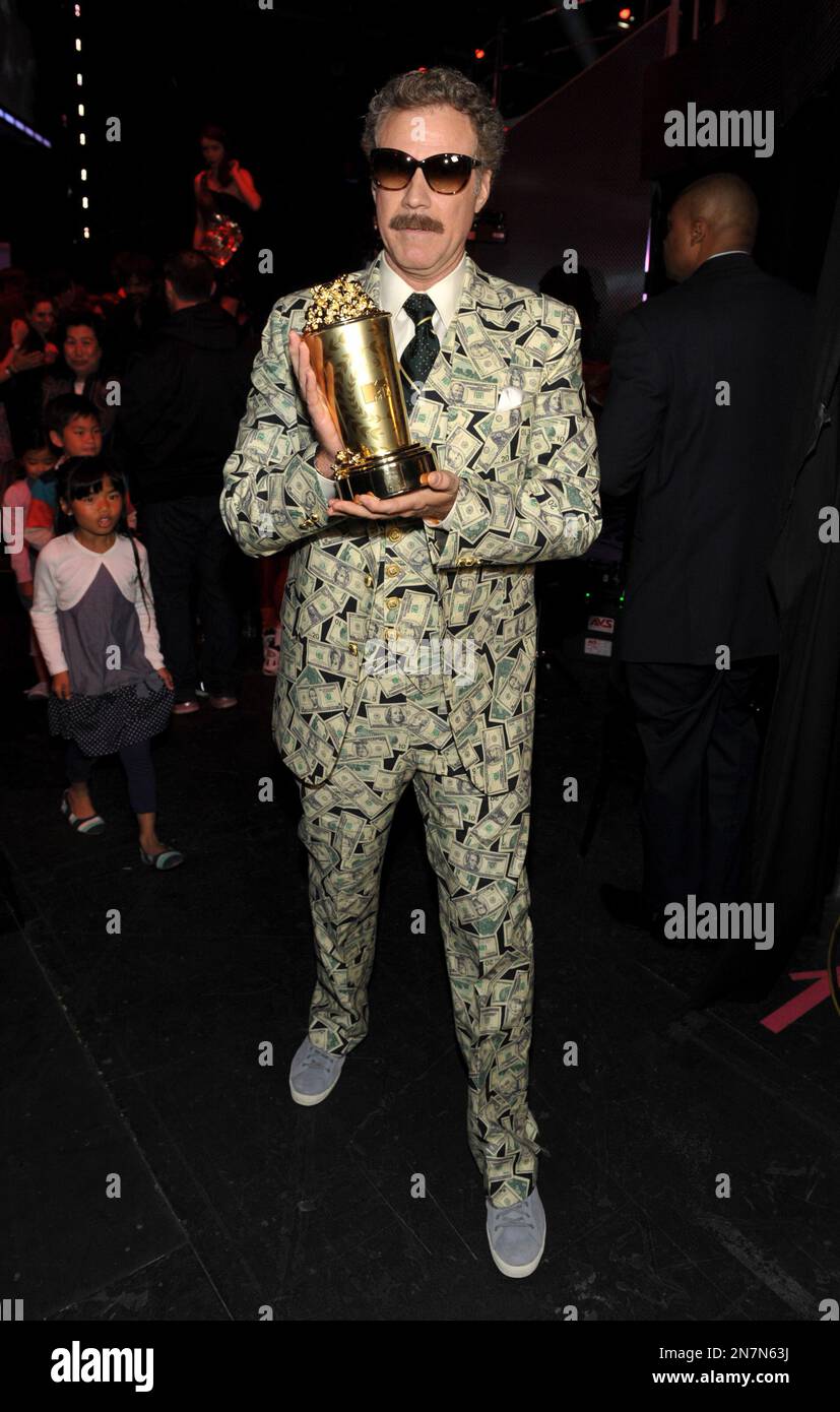 IMAGE DISTRIBUTED FOR MTV - Actor Will Ferrell, winner of the comic ...
