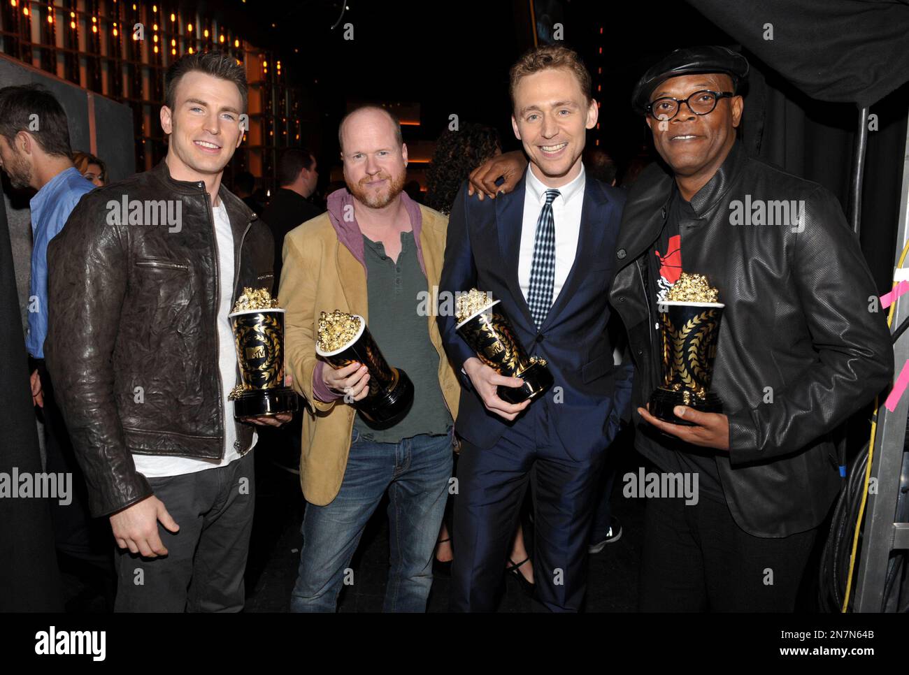 IMAGE DISTRIBUTED FOR MTV - from left, actor Chris Evans, director Joss ...