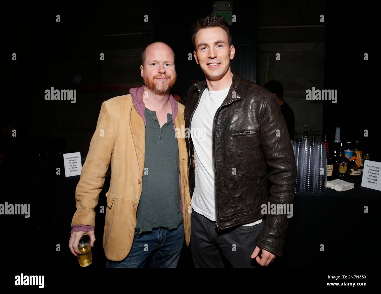 IMAGE DISTRIBUTED FOR MTV - Director Joss Whedon and actor Chris Evans ...