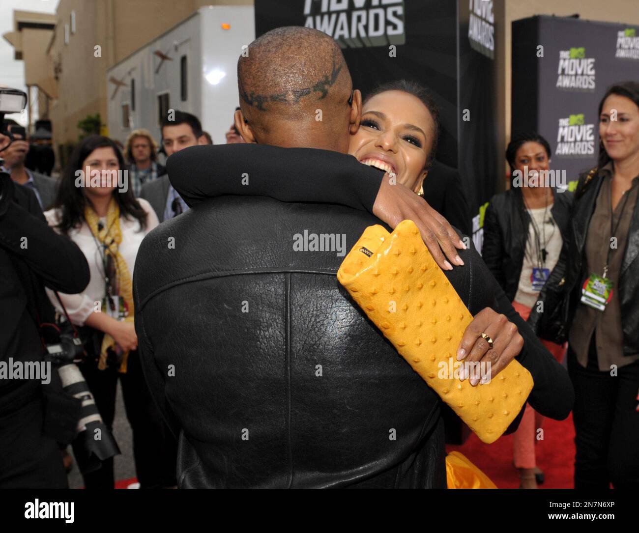 IMAGE DISTRIBUTED FOR MTV - Actors Jamie Foxx and Kerry Washington ...