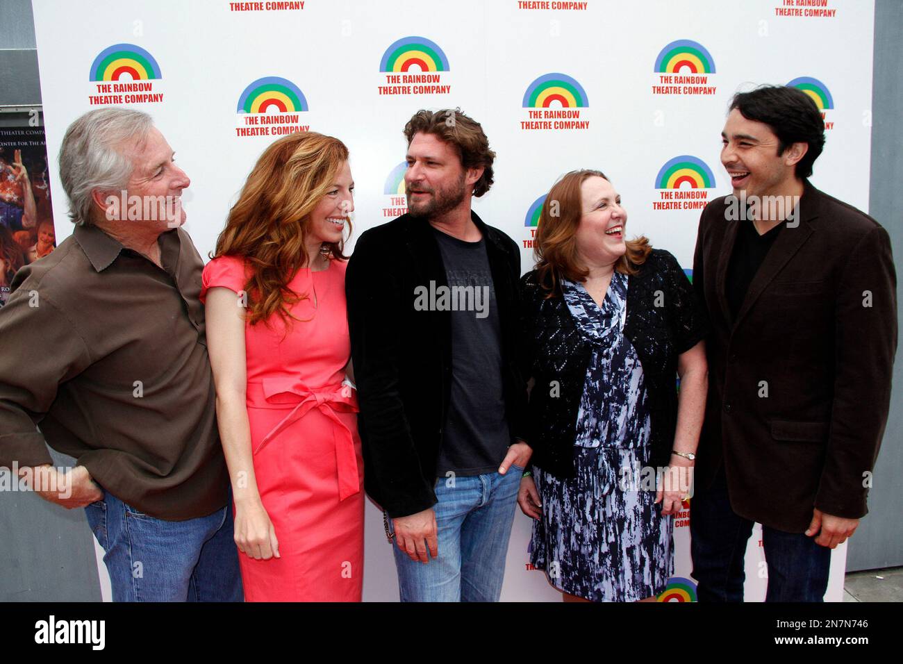 Cast (L-R) Steve Howard, Tanna Frederick, Benjamin Chamberlaine, Here to Serve founder Kathleen ...