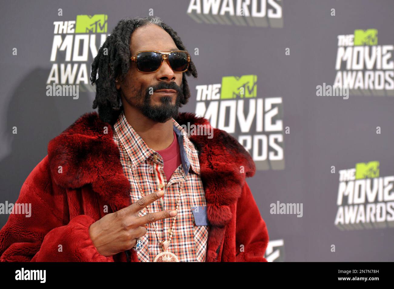 IMAGE DISTRIBUTED FOR MTV - Snoop Lion arrives at the MTV Movie Awards ...