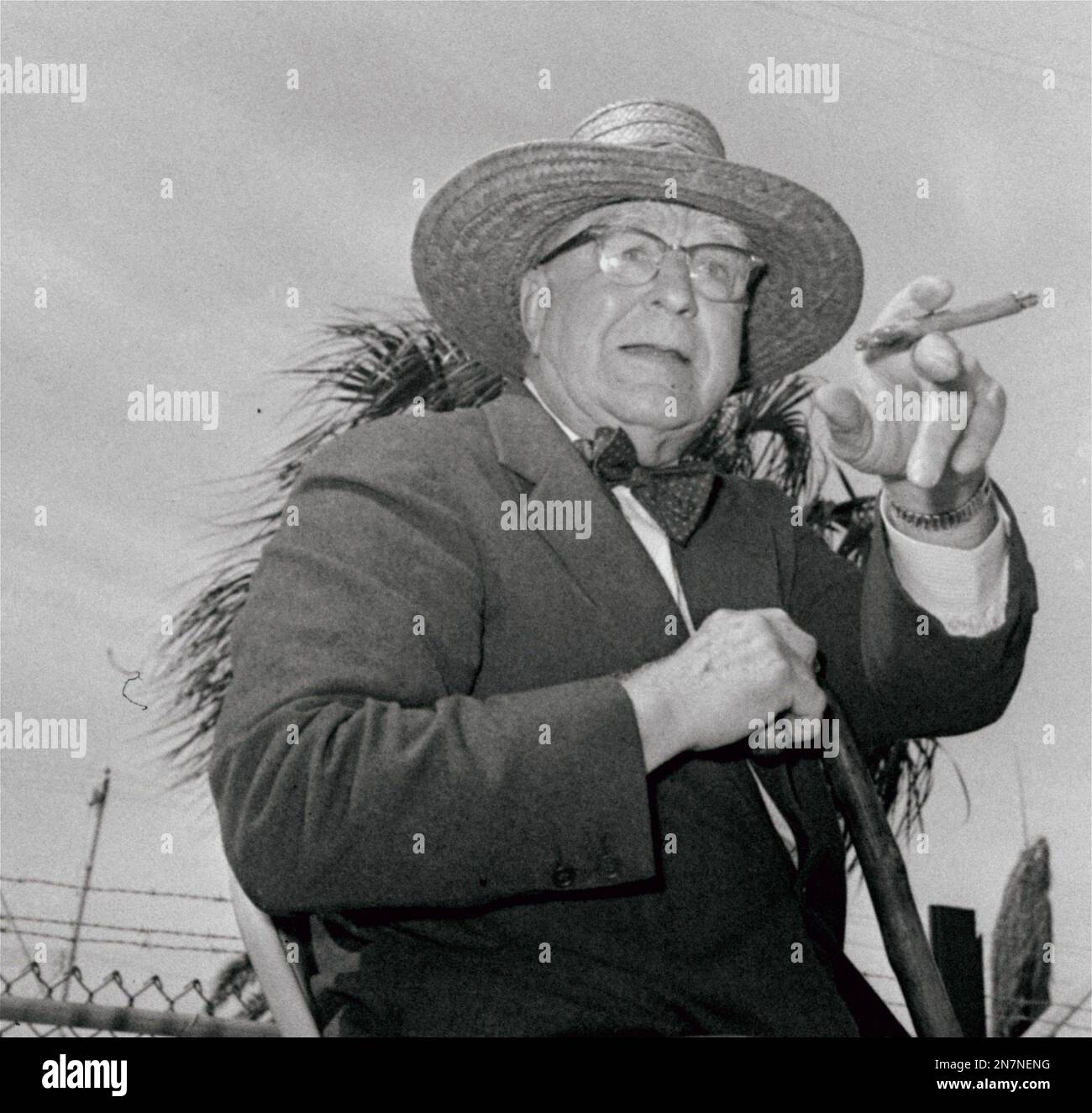 FILE - This 1963 file photo shows Branch Rickey shown dressed for ...
