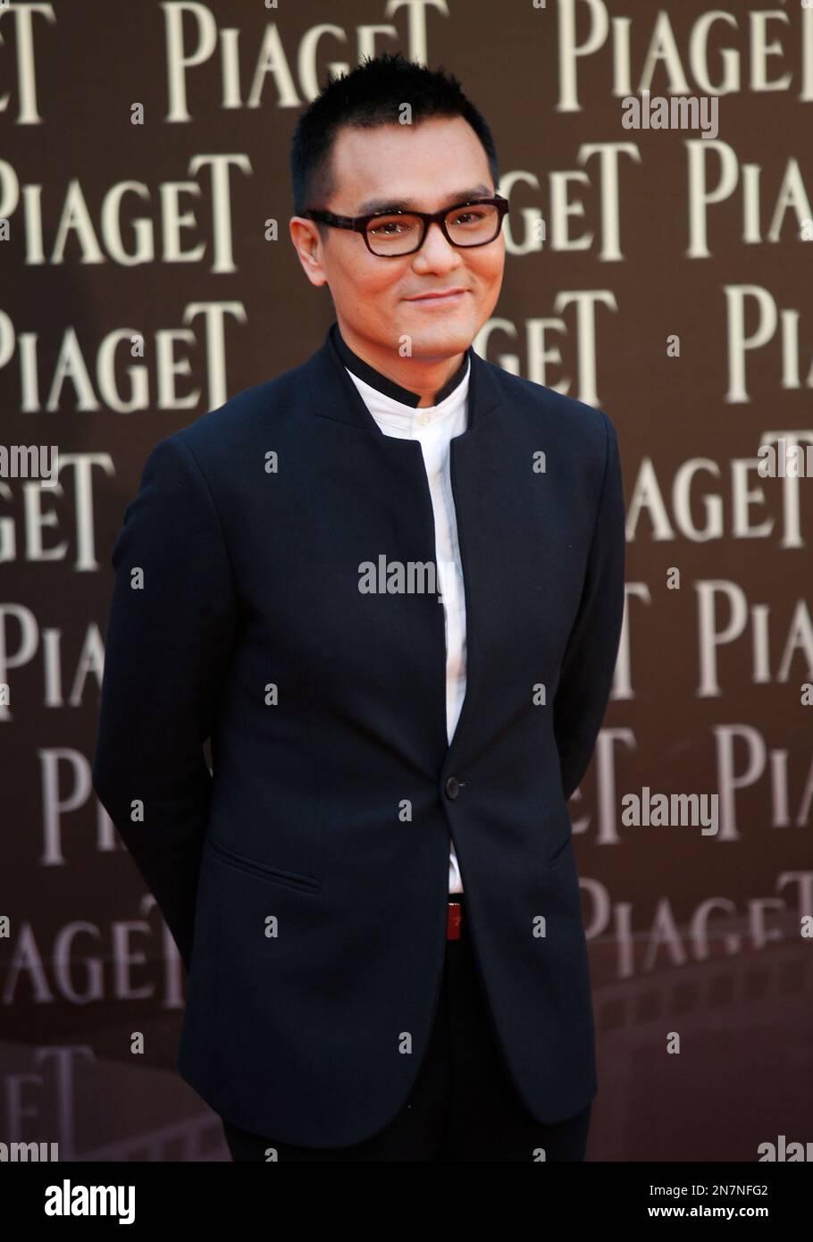Hong Kong actor Lam Ka Tung poses for photographers on the red carpet ...