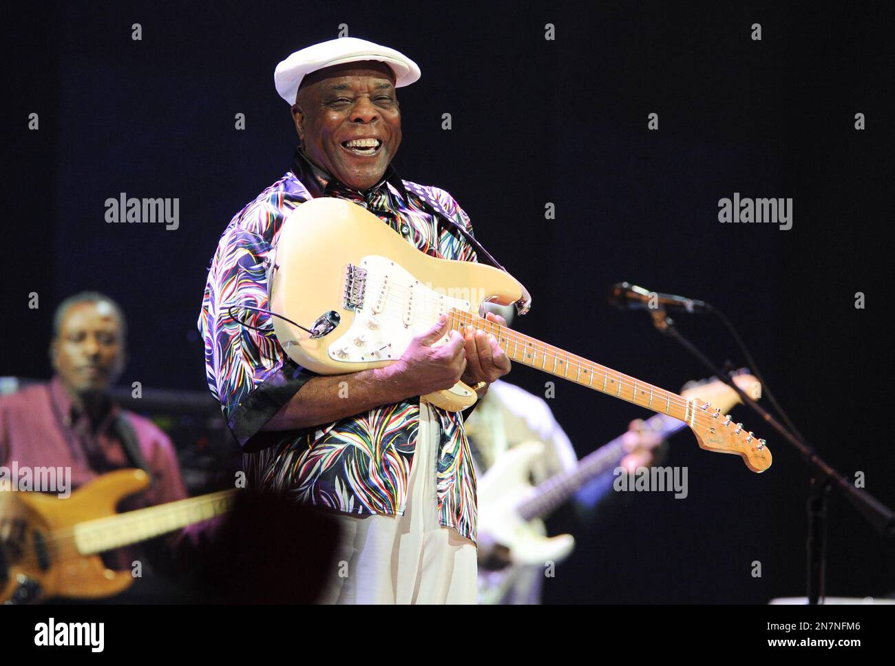Blues guitarist Buddy Guy performs at Eric Clapton's Crossroads Guitar ...