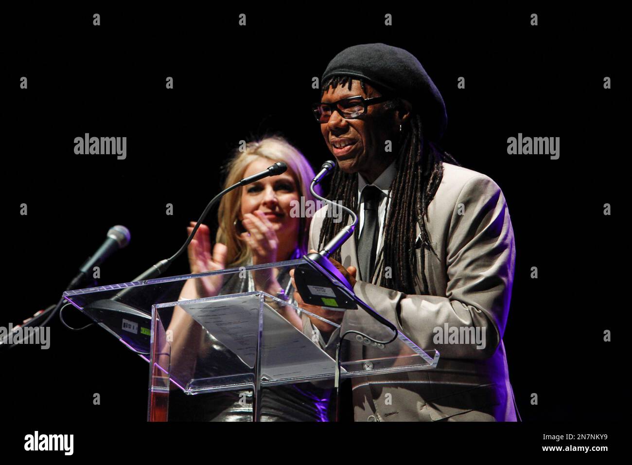 We are Family Foundation founder Nile Rodgers and President Nancy Hunt ...