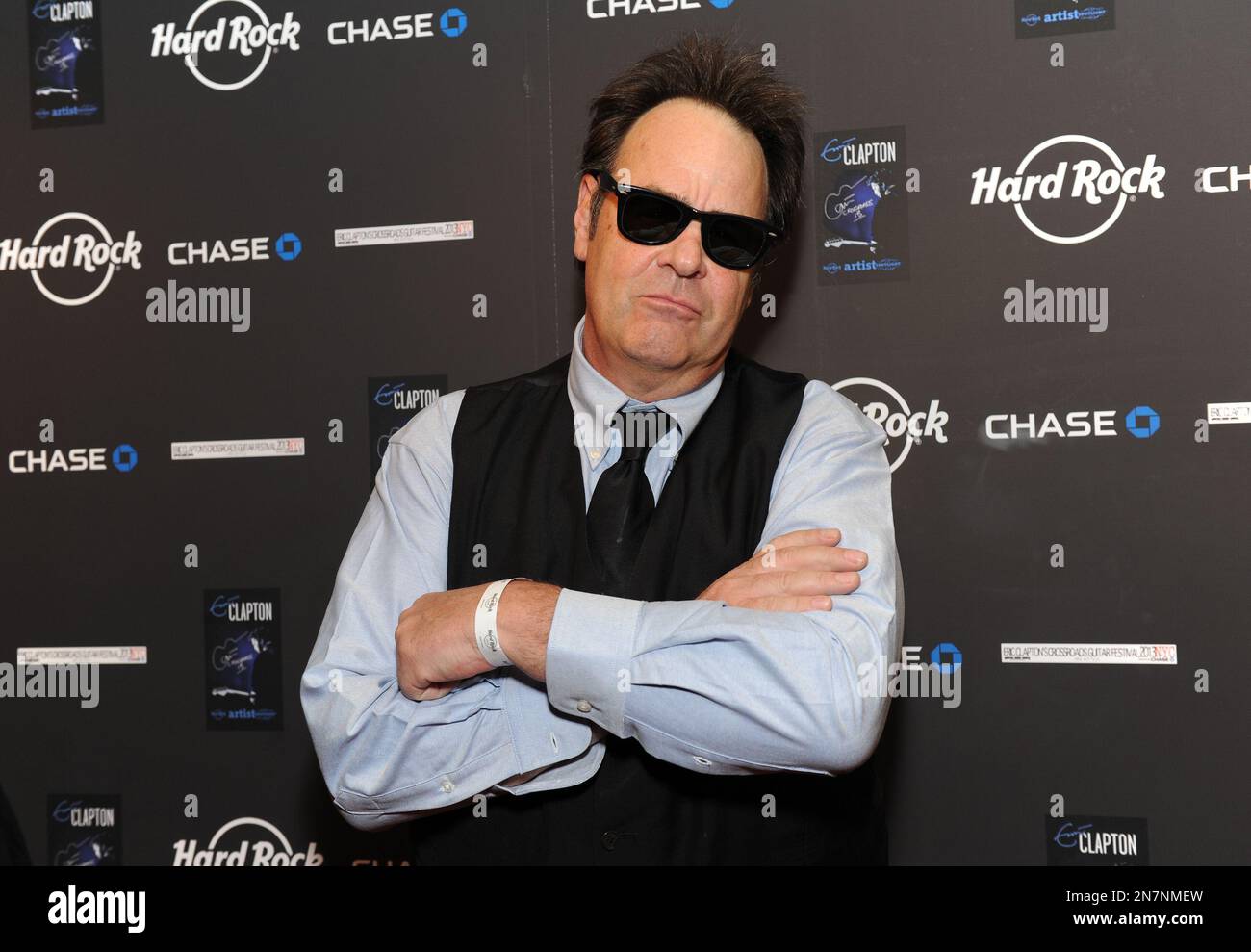 Actor and musician Dan Aykroyd attends Eric Clapton's Crossroads Guitar ...