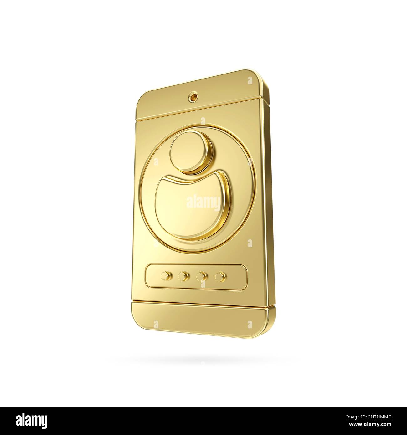 Gold User Authorization Icon Account Login And Password Form On
