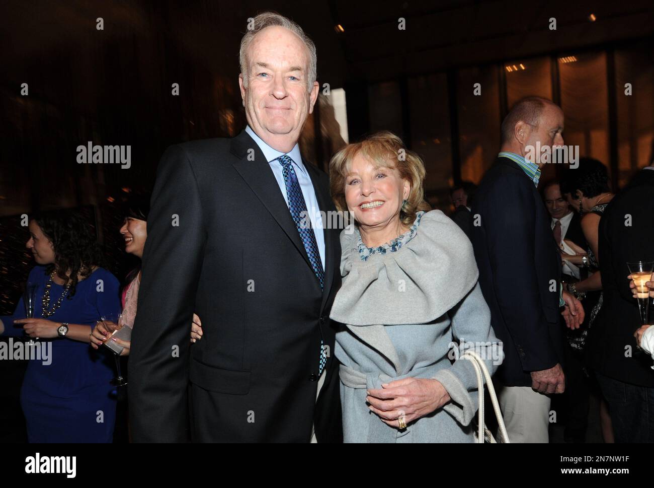 From left, Bill O'Reilly and Barbara Walters attend The Hollywood ...