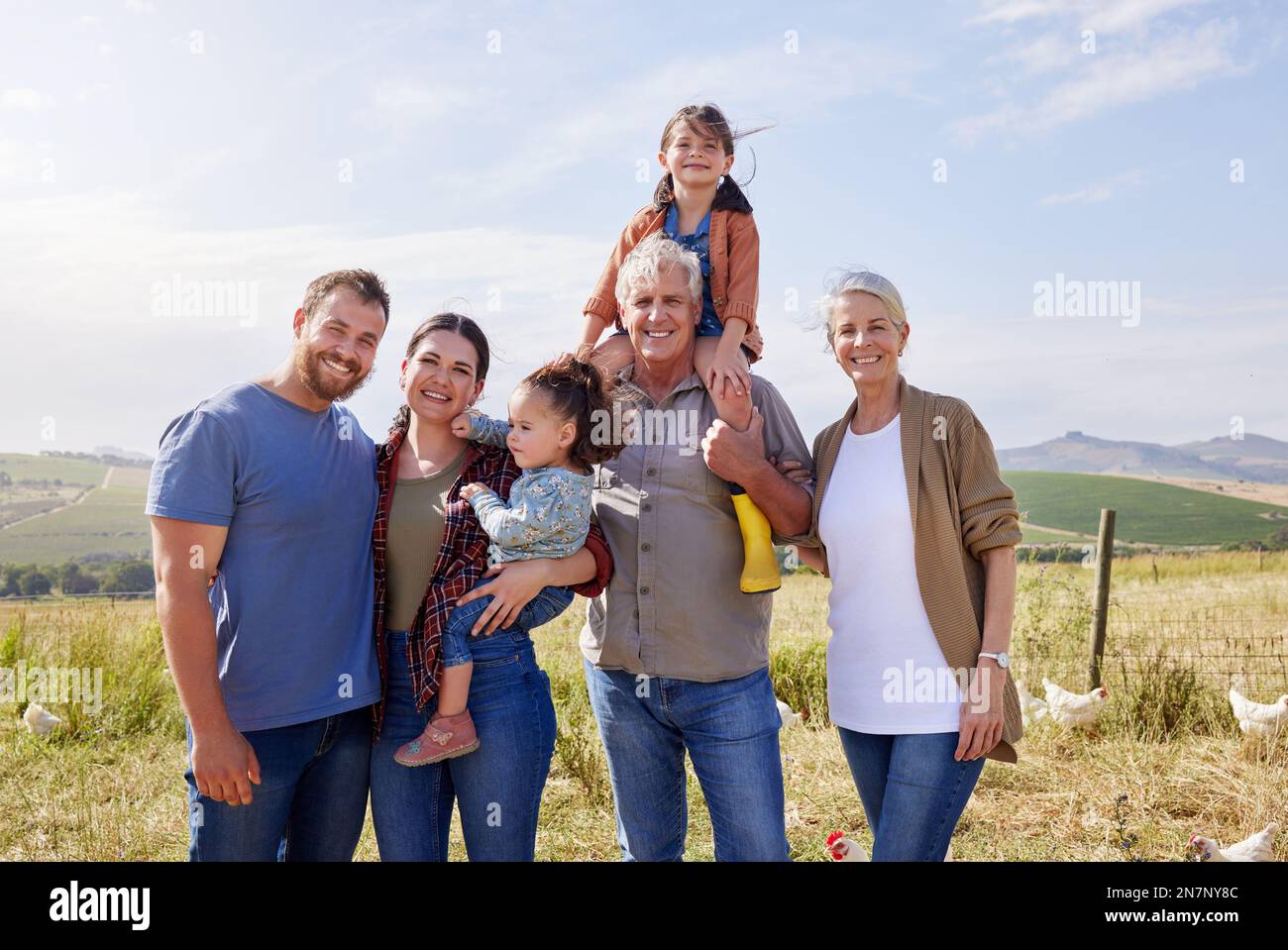 Life is better together. a multi-generational family spending time ...