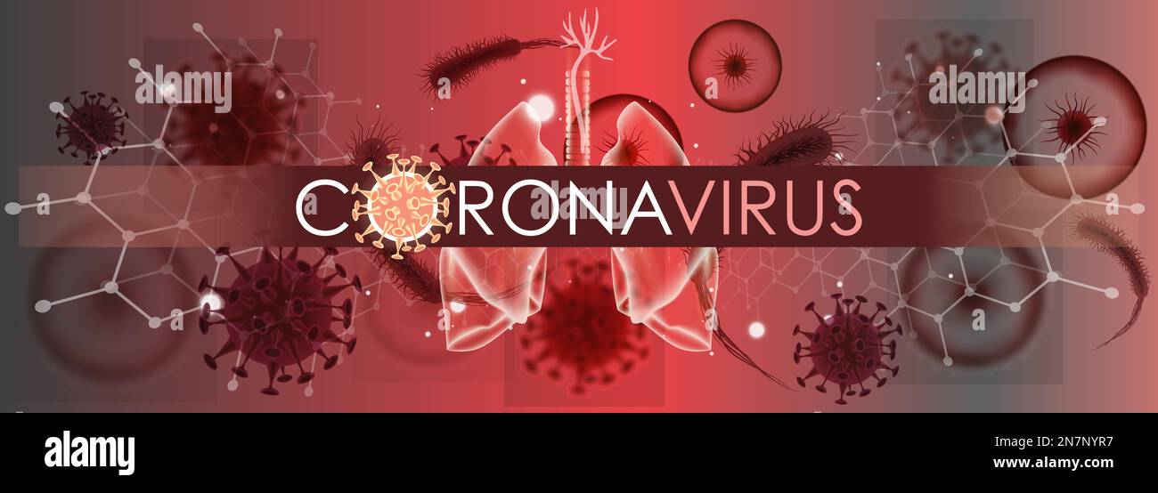 Coronavirus banner for awareness & alert against epidemic disease ...