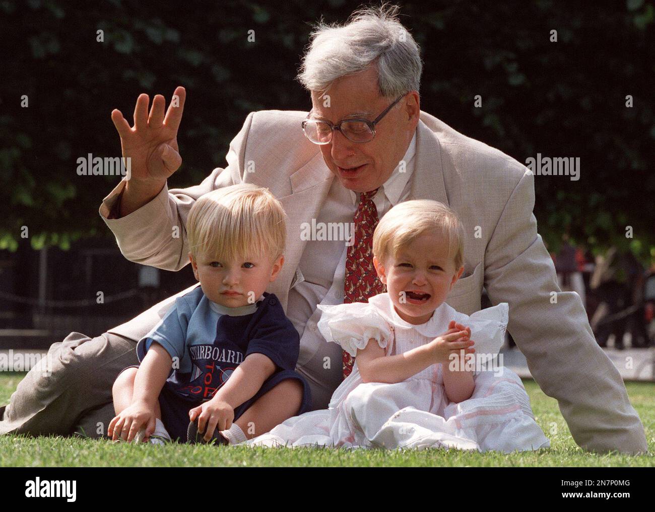 FILE- The British pioneer of IVF treatment, Professor Robert Edwards ...