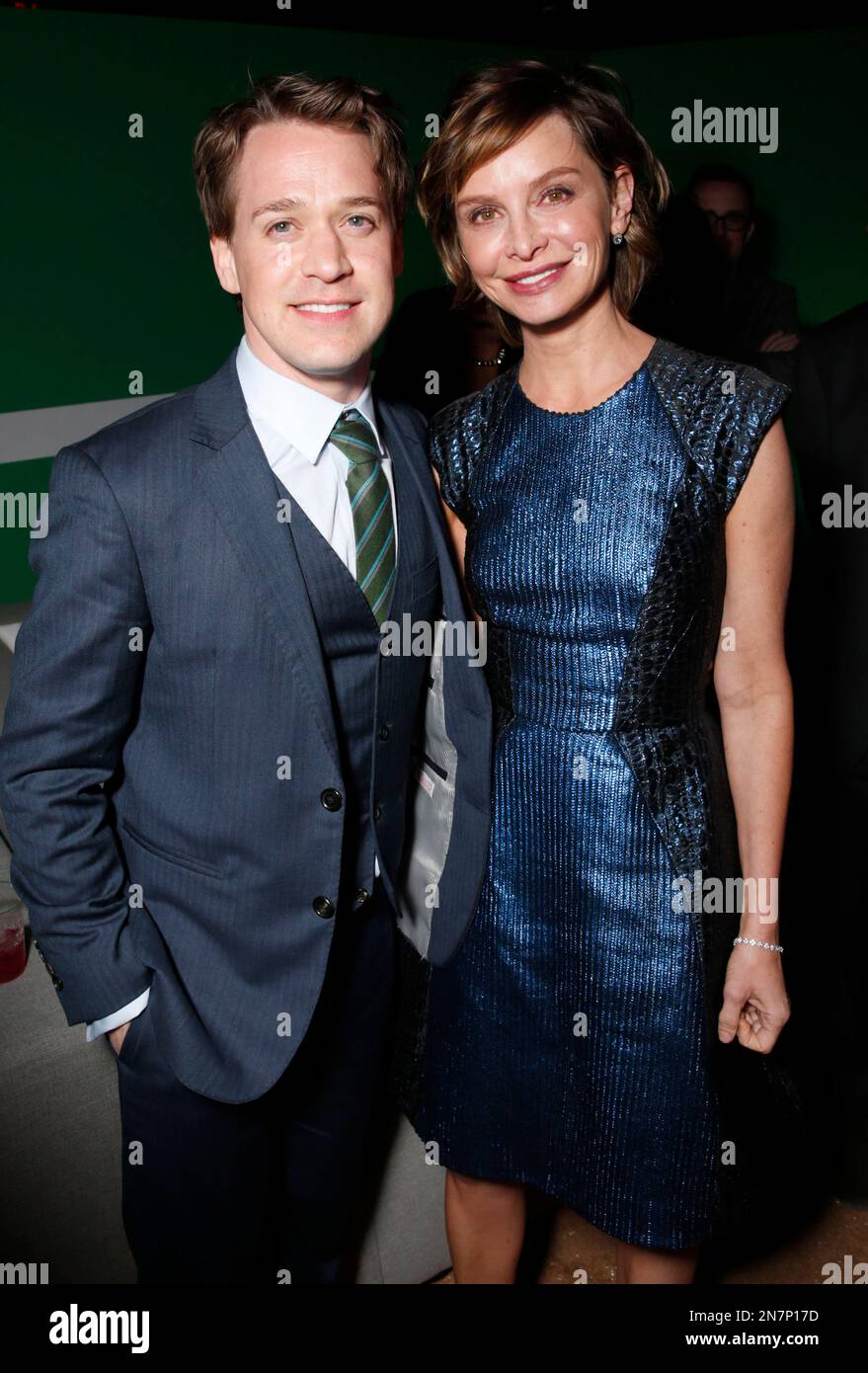 T.R Knight and Calista Flockhart attend the after party for the LA ...