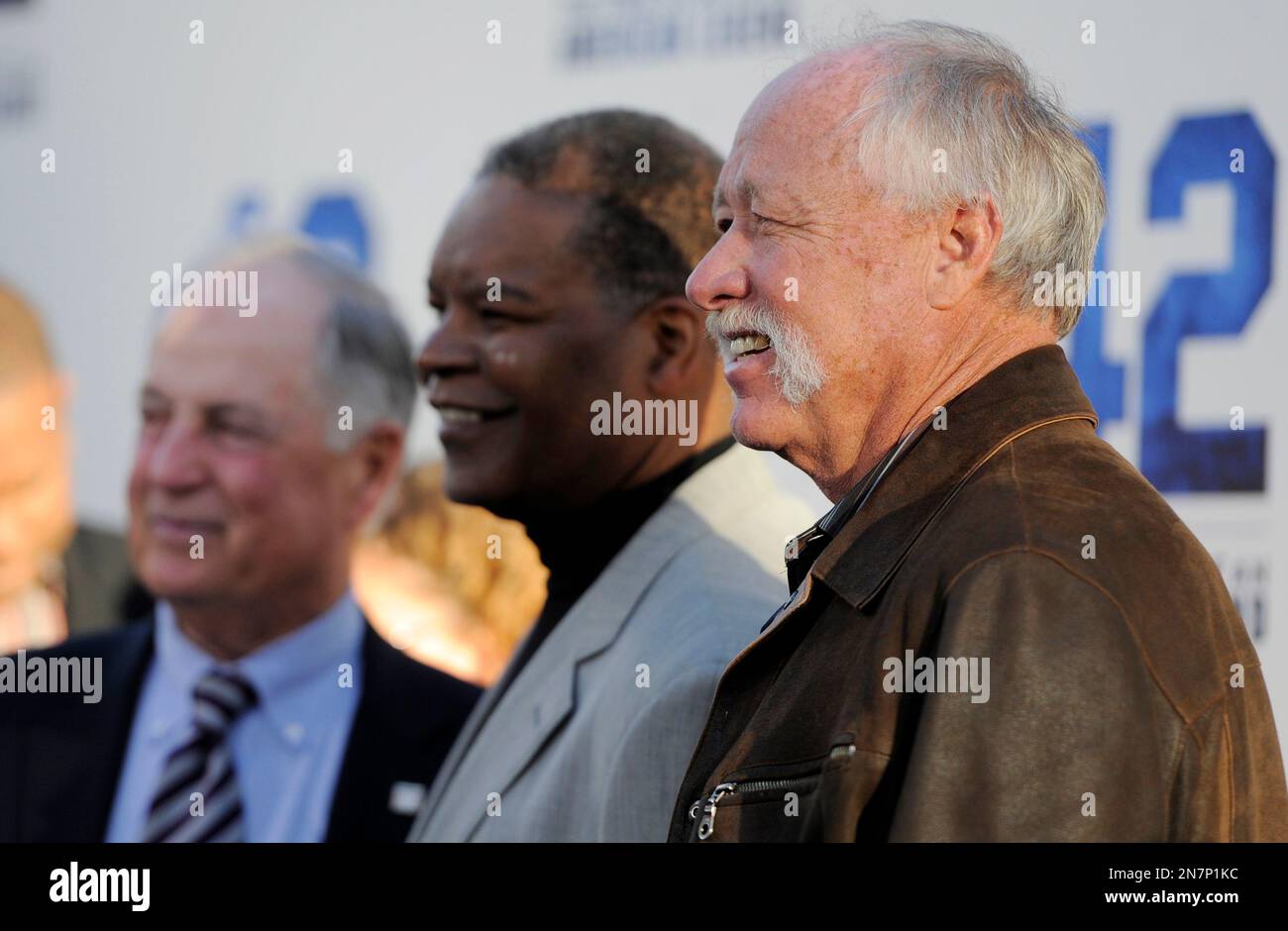 Former Major League Baseball pitcher Richard "Goose" Gossage, far right ...