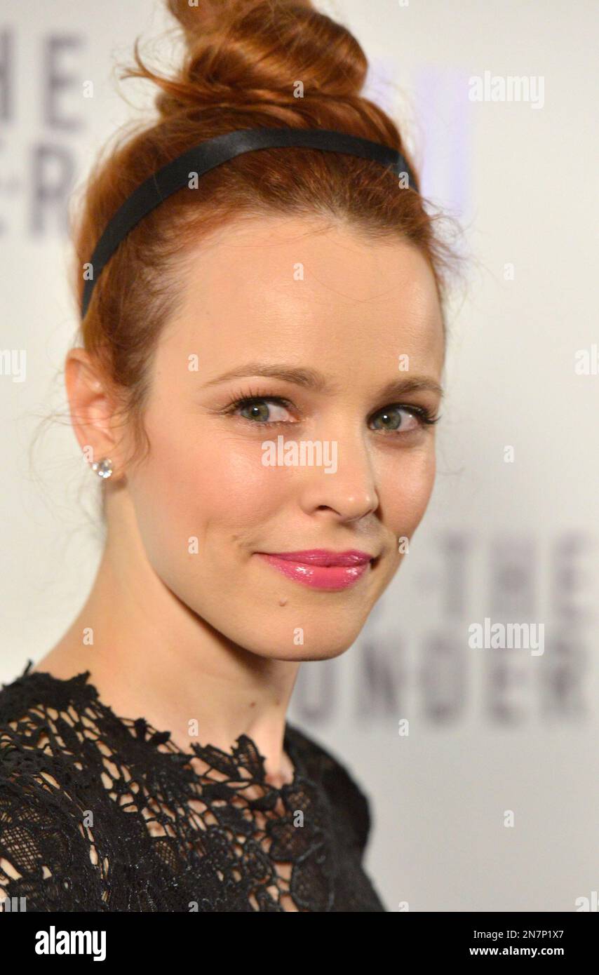 Actress Rachel McAdams arrives at the LA premiere of the feature film ...