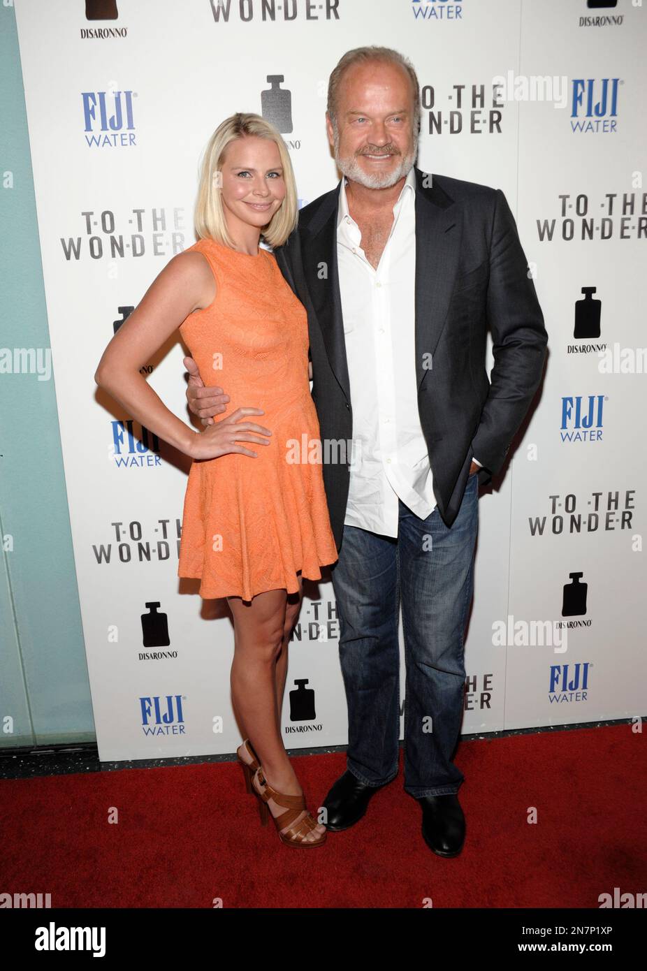 Actor Kelsey Grammer, right, and Kayte Walsh arrive at the LA premiere ...