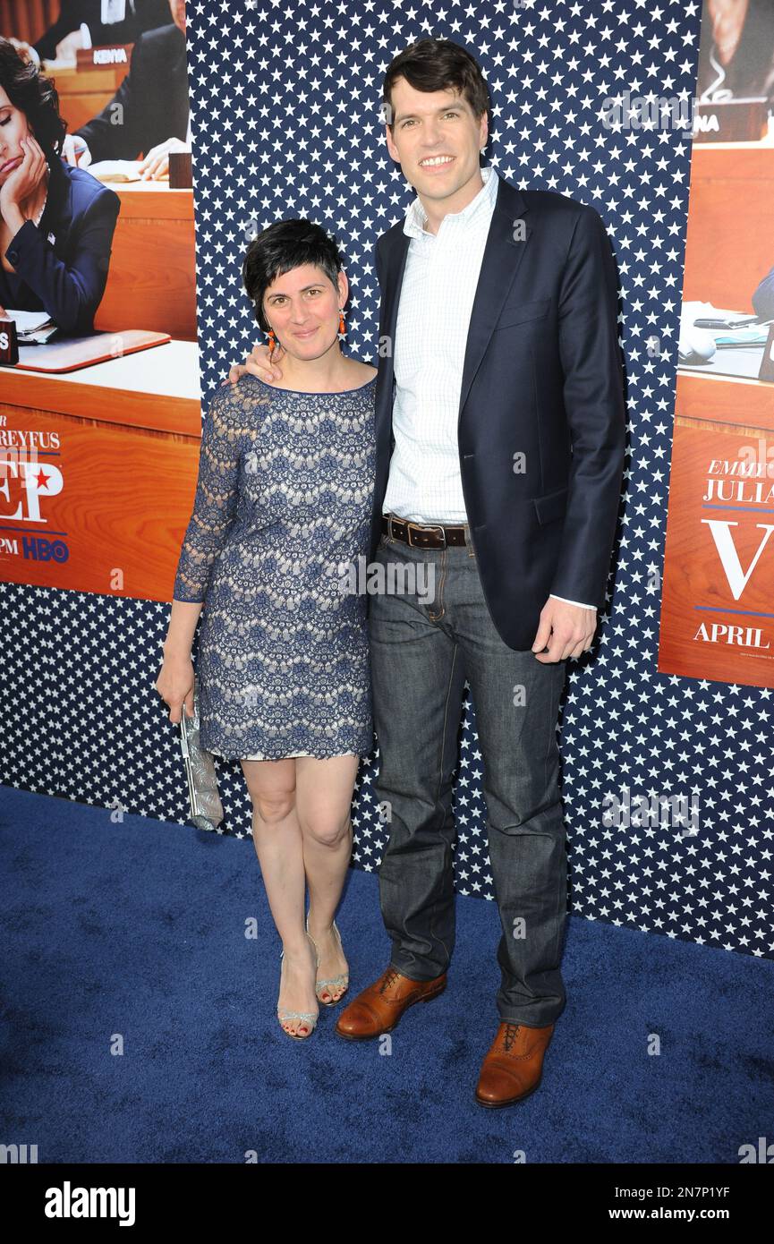 Timothy Simons, left, and Annie Simon arrive at the LA premiere of the ...