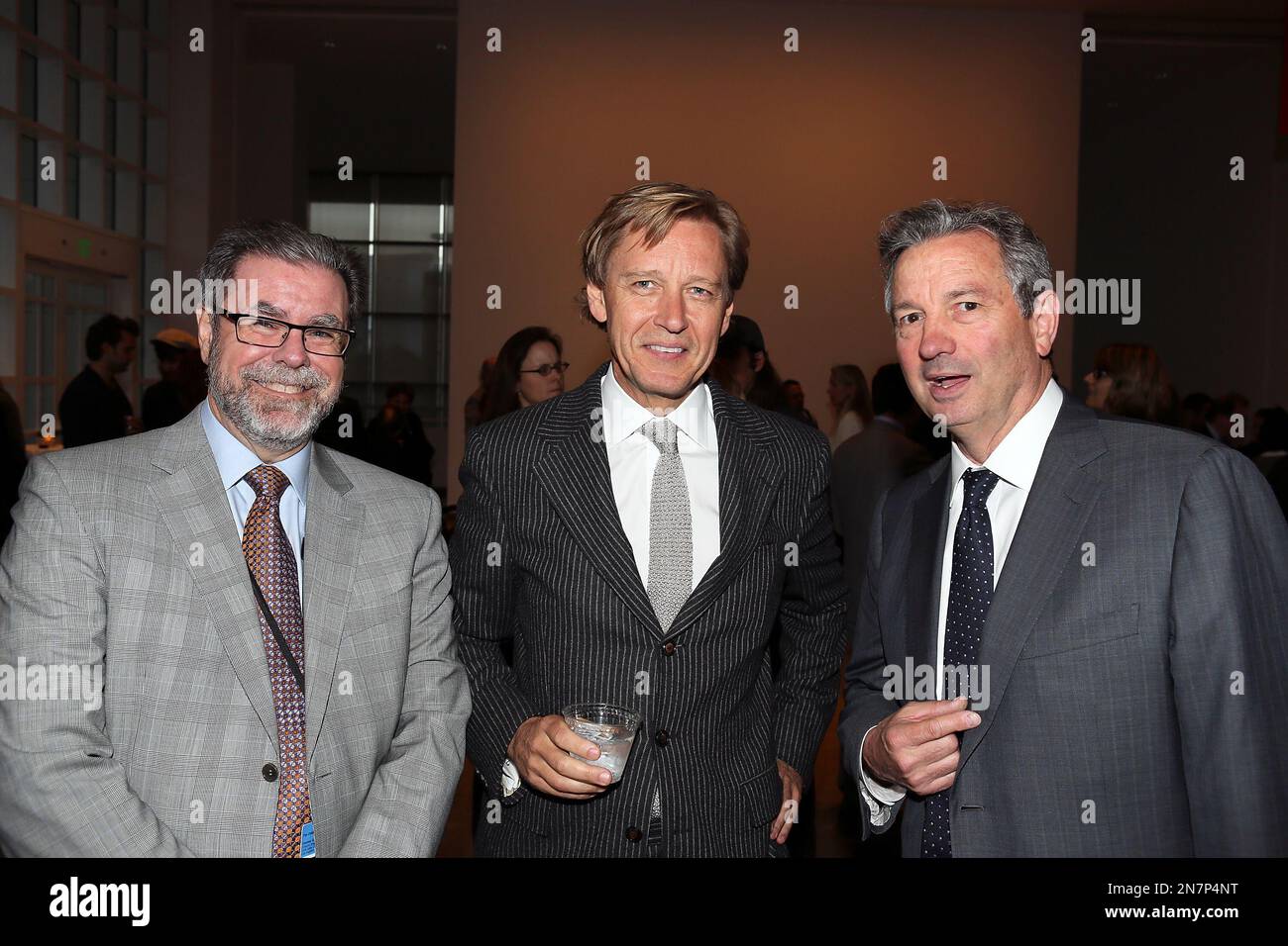 From left, Tim Child, Vice President of Institutional Advancement, J ...