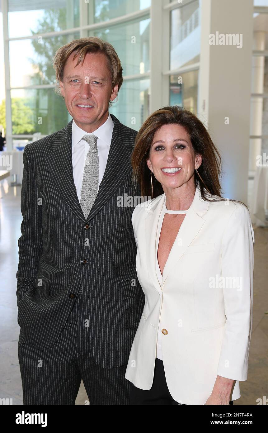 From left, Timothy Potts, Director, J. Paul Getty Museum and Kathy ...